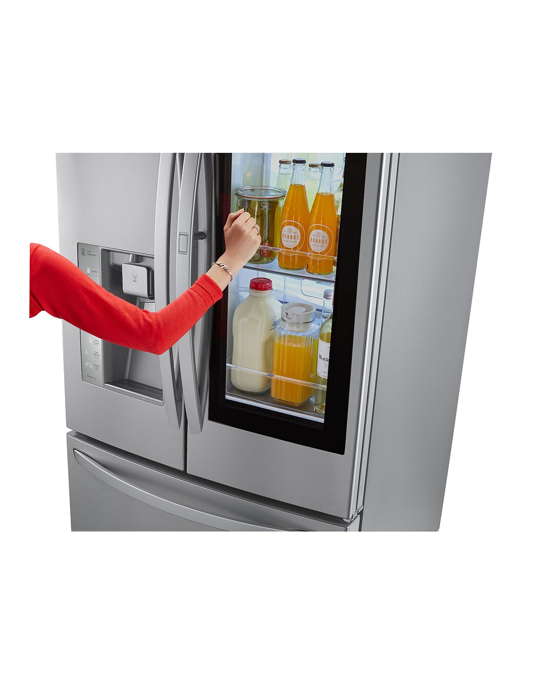 36" Counter Depth French Door Refrigerator with Instaview™ Door-in-Door ...