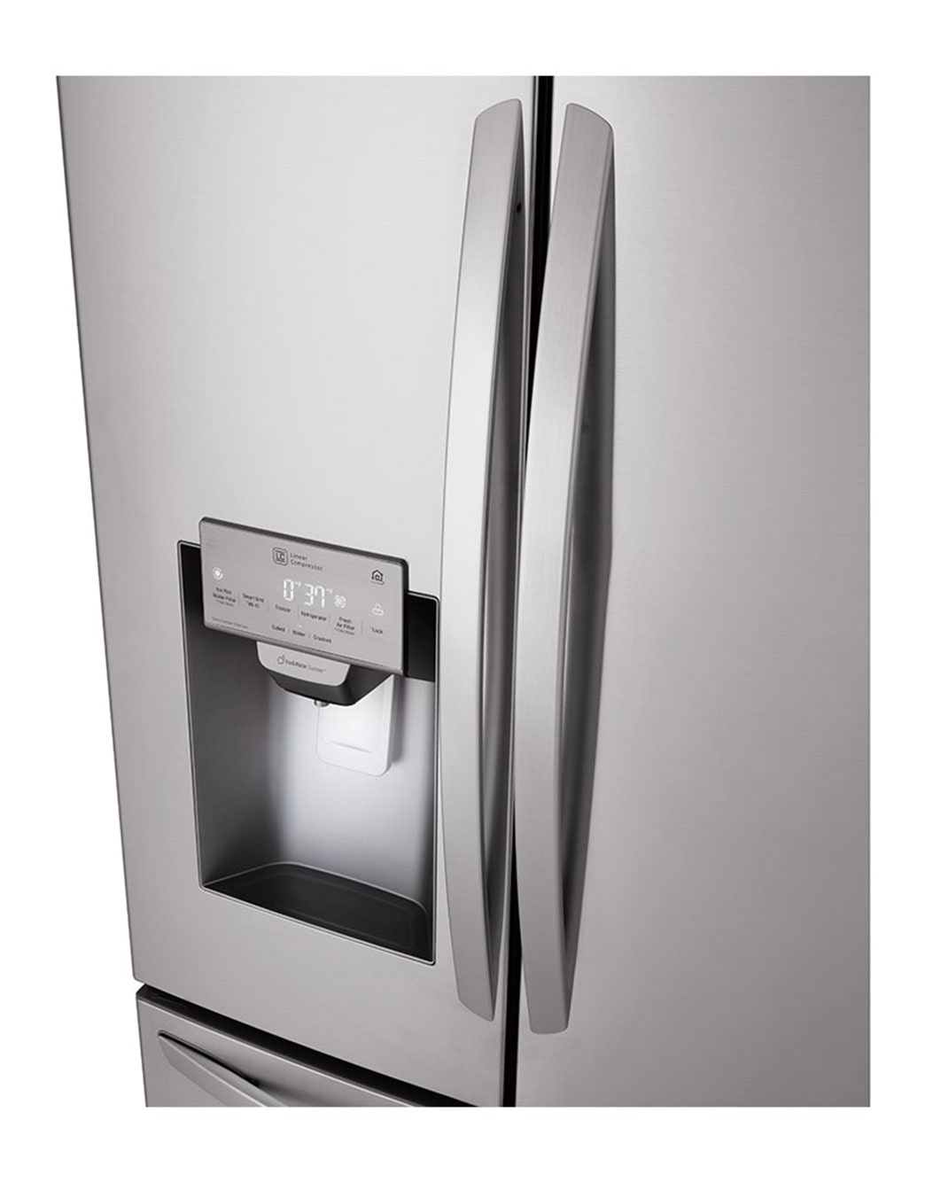 French Door | Ice and Water Dispenser - LFXS26973S | LG CA_EN