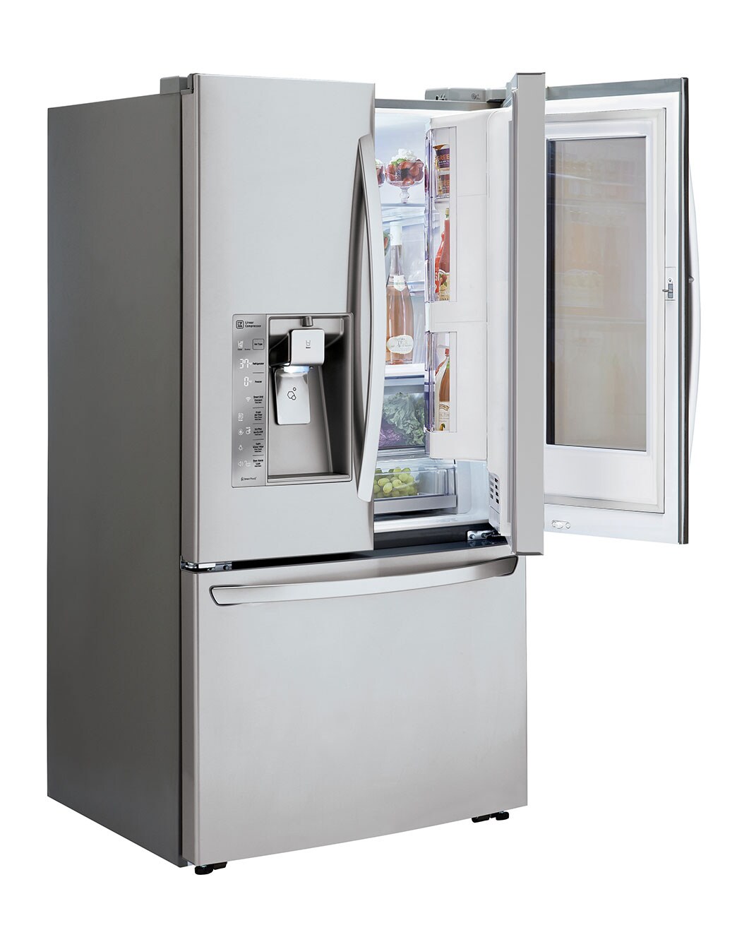 36" French Door Refrigerator with InstaView™ Door-in-Door®, 30 cu.ft ...