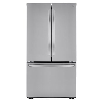 23 cu.ft. 3-Door French Door, Counter Depth, Non Dispense Refrigerator ...