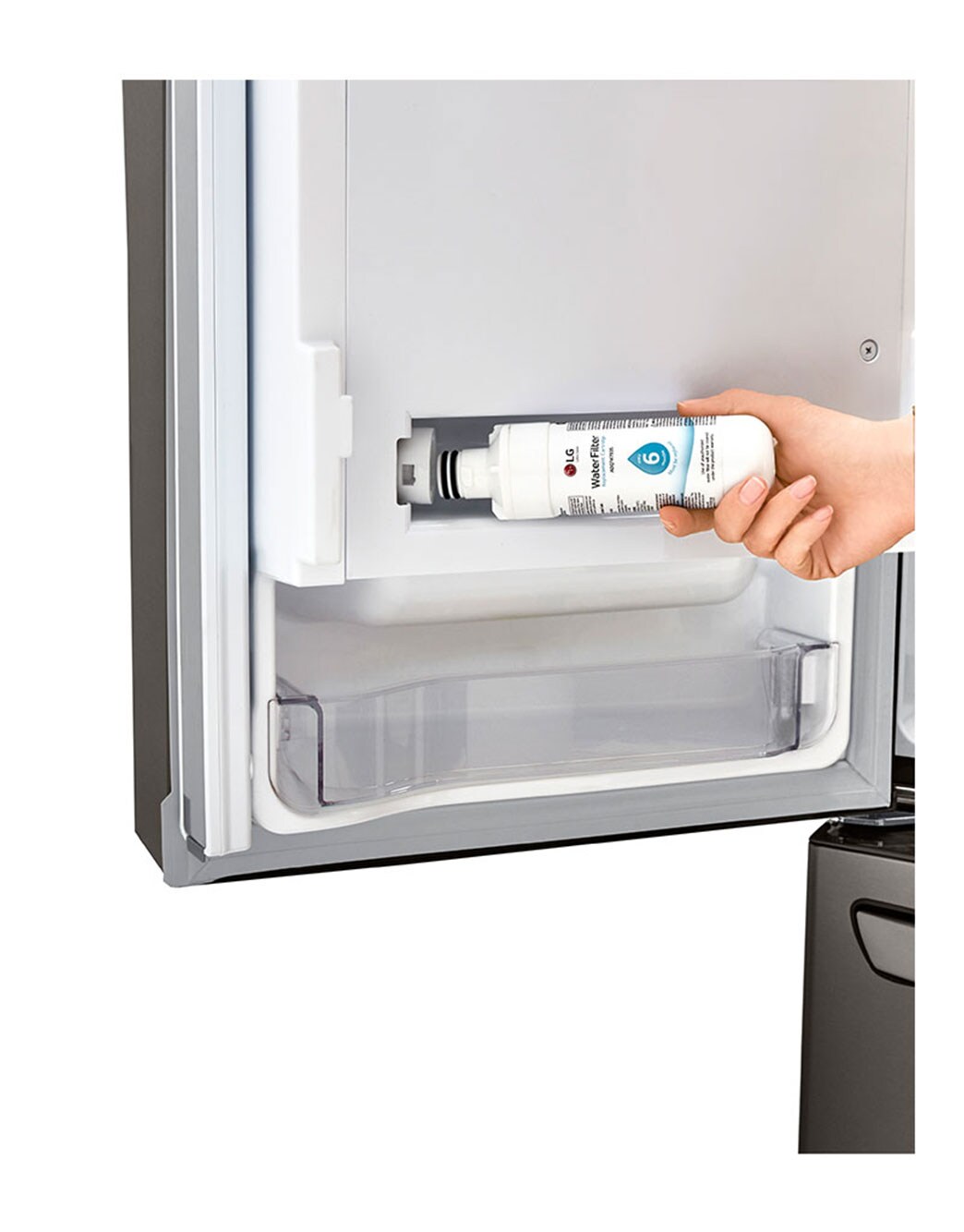 36" InstaView® Door-in-Door® with Craft Ice Maker - LRFVC2406S | LG Canada