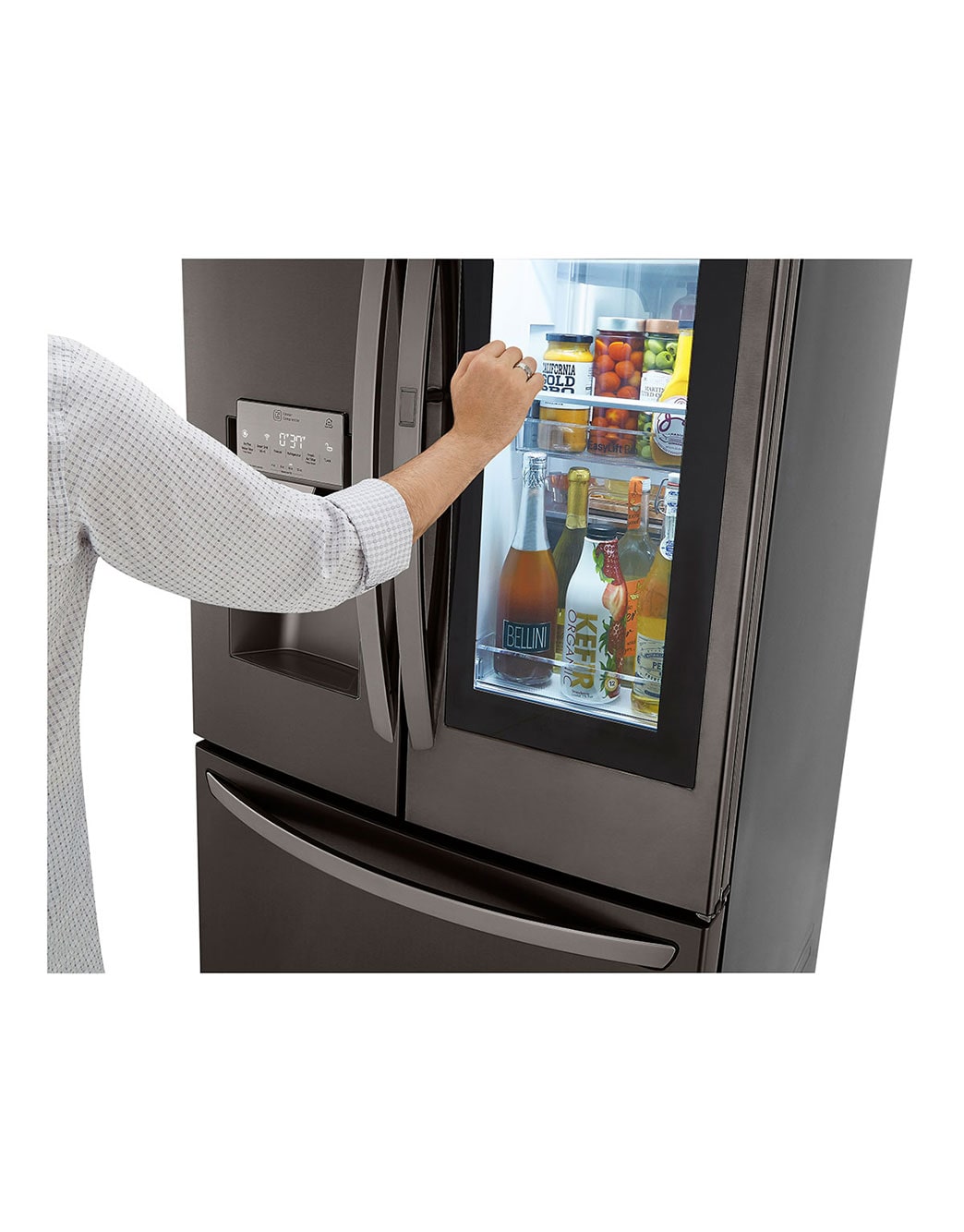 36" InstaView® Door-in-Door® with Craft Ice Maker - LRFVC2406S | LG Canada