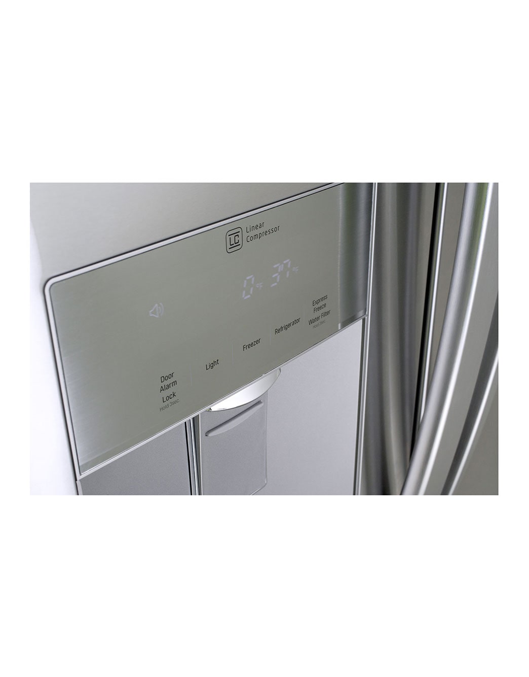 French Door | External Water Dispenser - LRFWS2200S | LG CA_EN