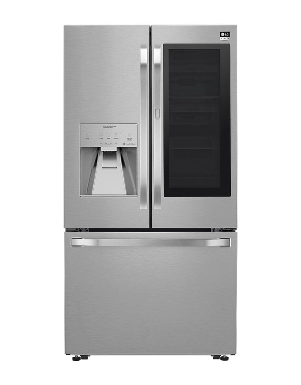 LG STUDIO 24 cu. ft. Smart wi-fi Enabled InstaView® Door-in-Door ...