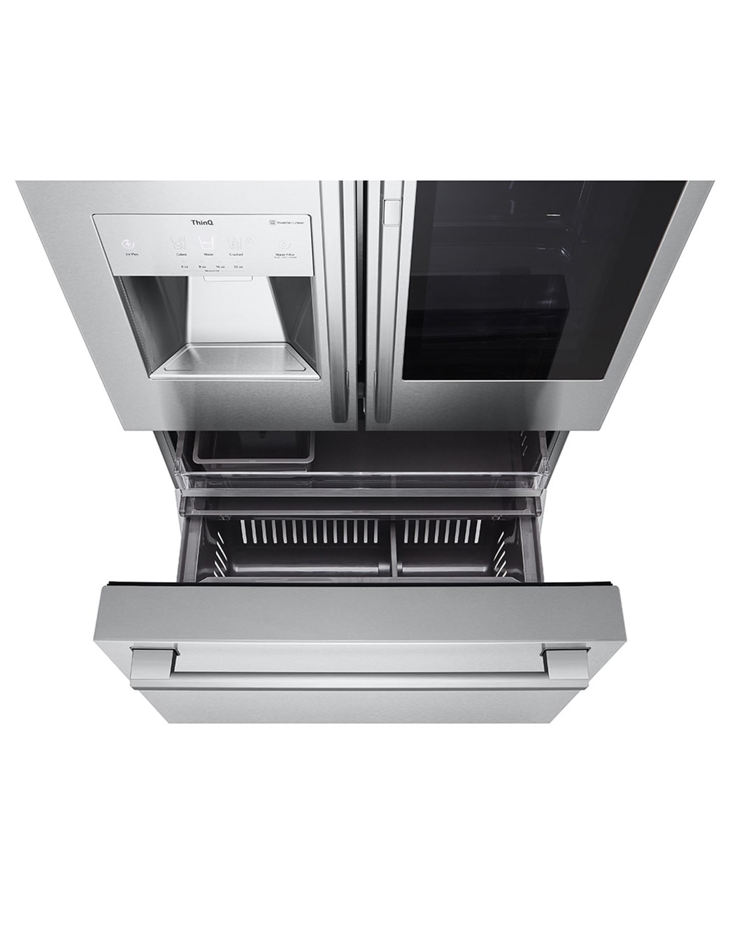 LG STUDIO 24 cu. ft. Smart InstaView® Door-in-Door® Large Capacity ...