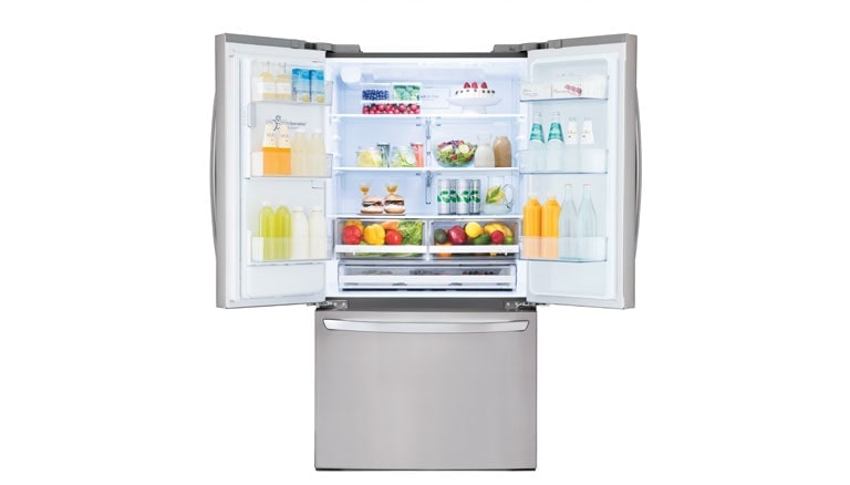 36" Counter Depth Smudge Resistant Refrigerator with InstaView® Door-in ...