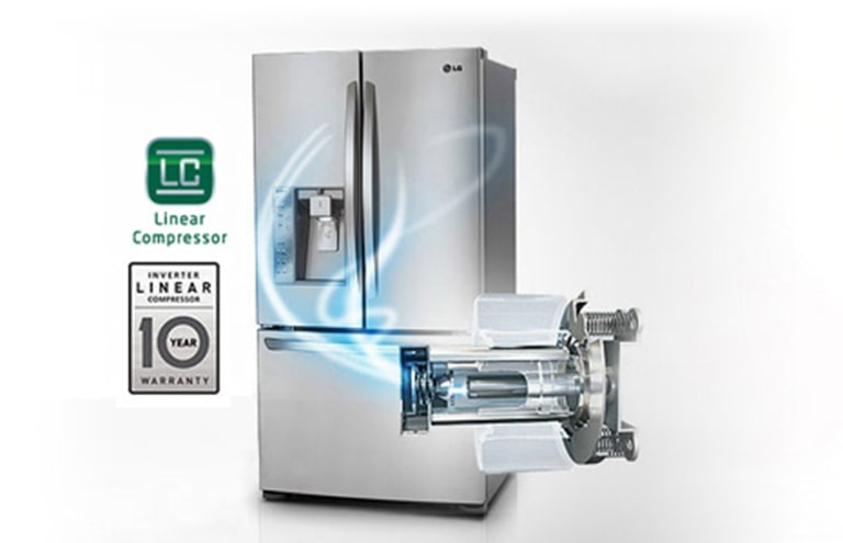 30" Bottom Freezer Drawer Refrigerator with Inverter Linear Compressor ...