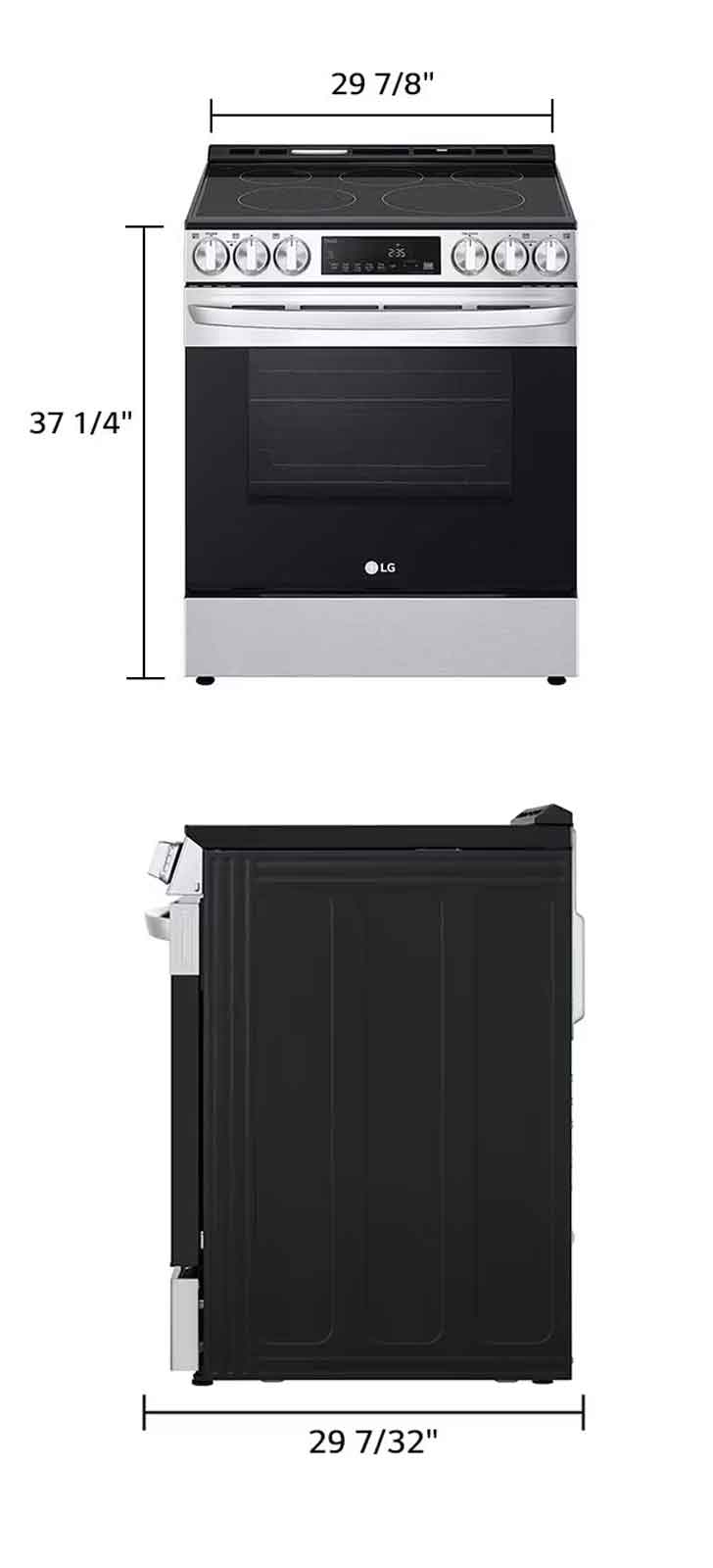 Electric Range | Fan Convection - LSEL633CF | LG CA