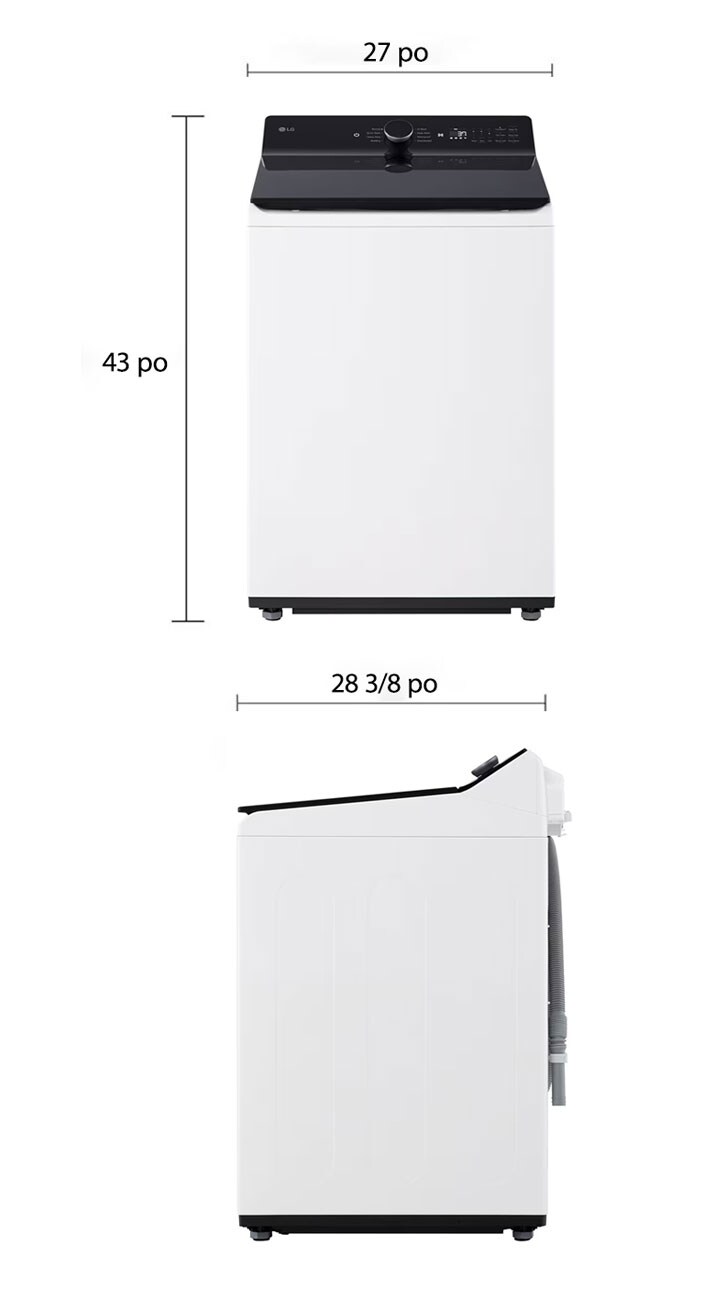 6.1 cu.ft Mega Capacity with EasyUnload™ | LG CA