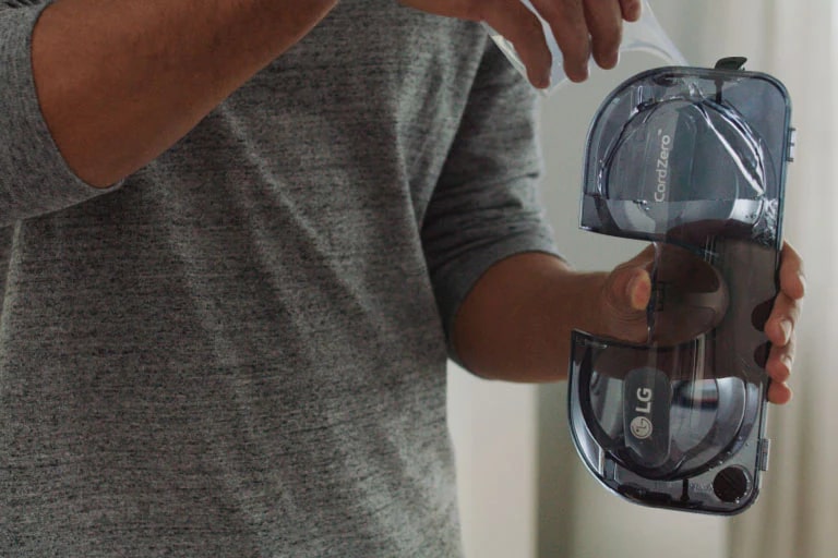 LG CordZero™ ThinQ Kompressor Cordless Stick Vacuum with Power Mop ...