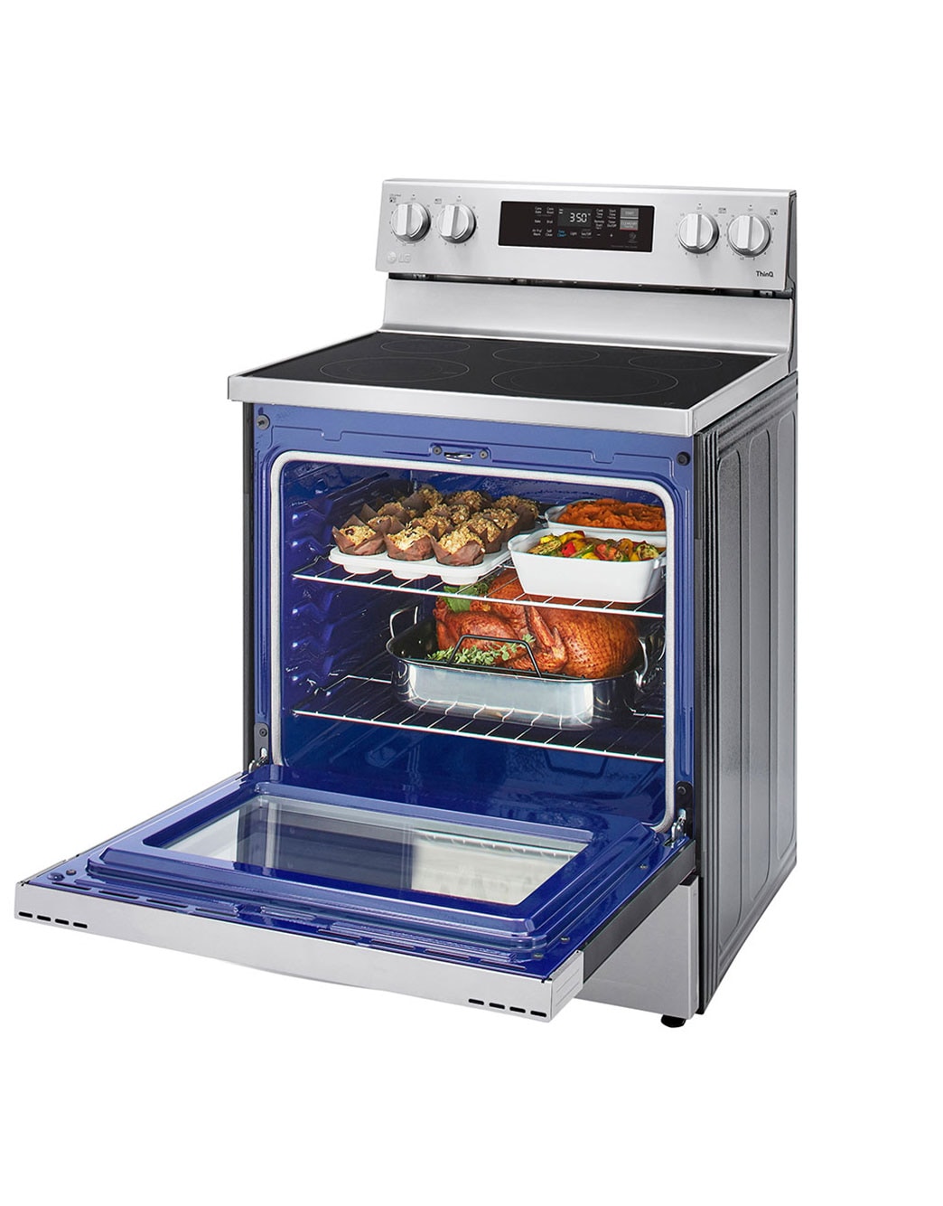 6.3 cu.ft Air Fry Convection Range-LREL6323S | LG Canada