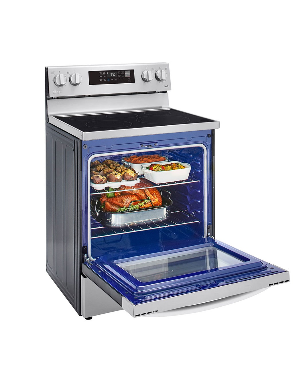 6.3 cu.ft Air Fry Convection Range-LREL6323S | LG Canada