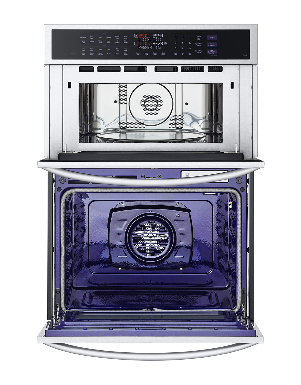 Dual Oven True Convection Wall-Ovens-WCEP6427F | LG CA_EN