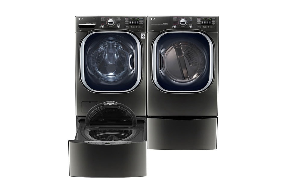 6.3 Total Capacity LG TWINWash™ Bundle with LG Pedestal Washer and ...