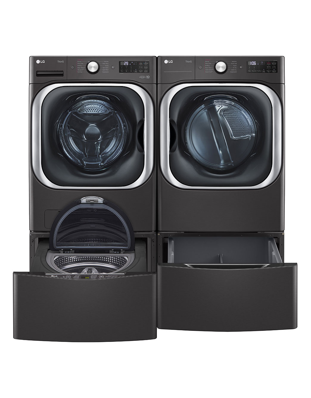 29 Inch Laundry Pedestal | Black - WDP5B | LG CA_EN