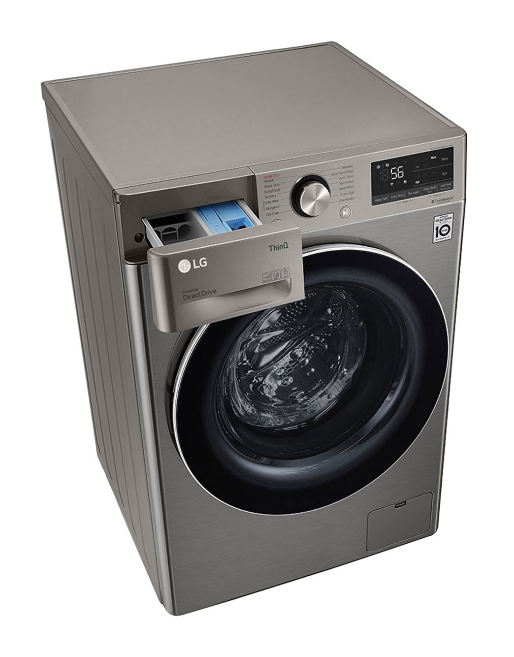 Front Load Washer | Platinum silver - WM1455HPA | LG Canada
