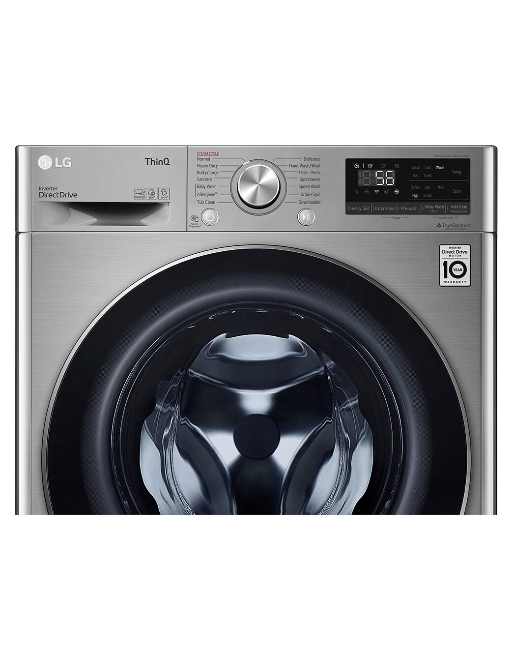 2.6 cu.ft. Capacity AI DD™ Front Load Washer - WM1455HVA | LG Canada