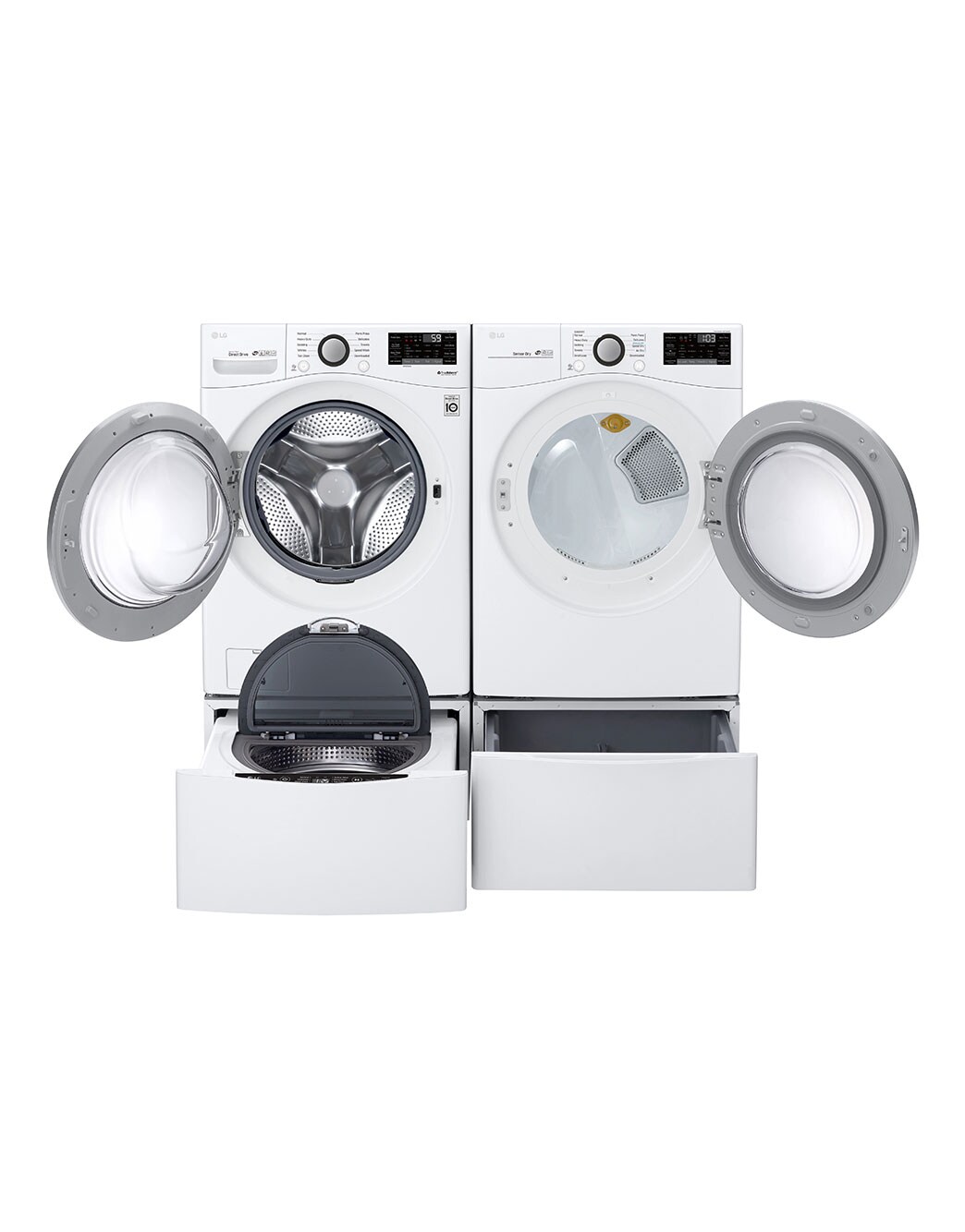 5.2 cu. ft. Ultra Large Smart Wi-Fi Enabled Front Load Washer ...