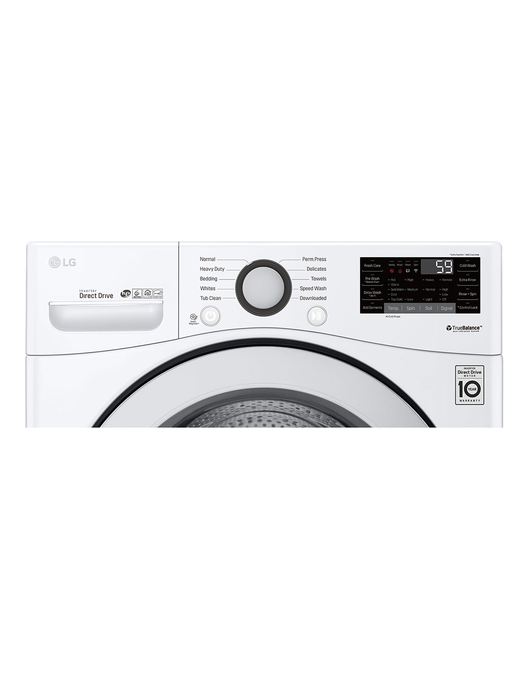 5.2 cu. ft. Ultra Large Smart Wi-Fi Enabled Front Load Washer ...