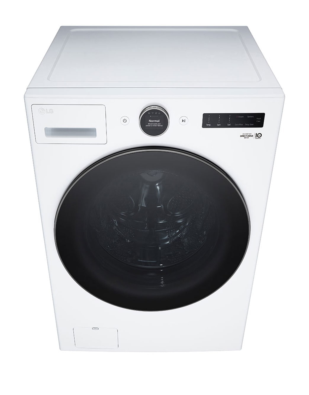 Front view of 5.2 cu. ft. Capacity Smart Front Load ENERGY STAR®Washer ...