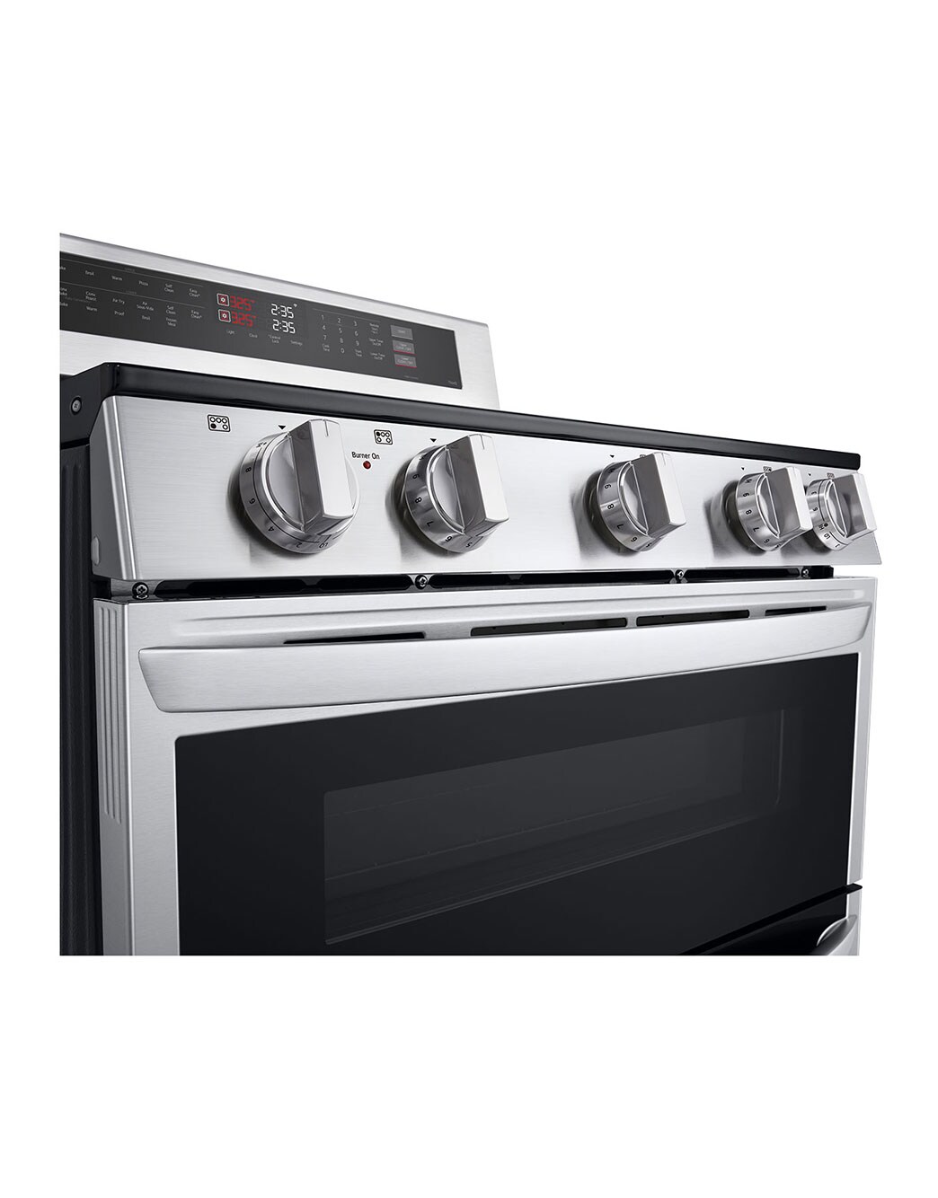 Cuisinière électrique à double four de 7,3 pi³ avec Wi-Fi, système ...