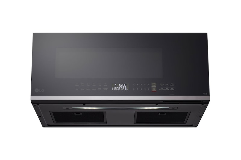 Four à micro-ondes intelligent et à profil bas avec hotte intégrée│MVEF1337F | LG CA_FR