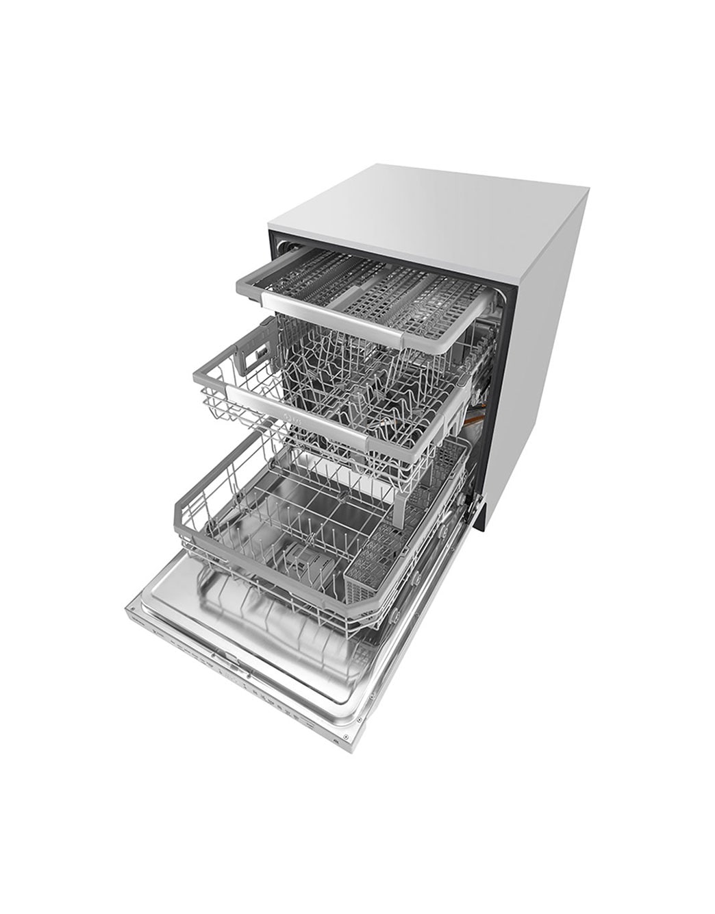 Vue avant de Lave-vaisselle à commande frontale résistant aux taches ...