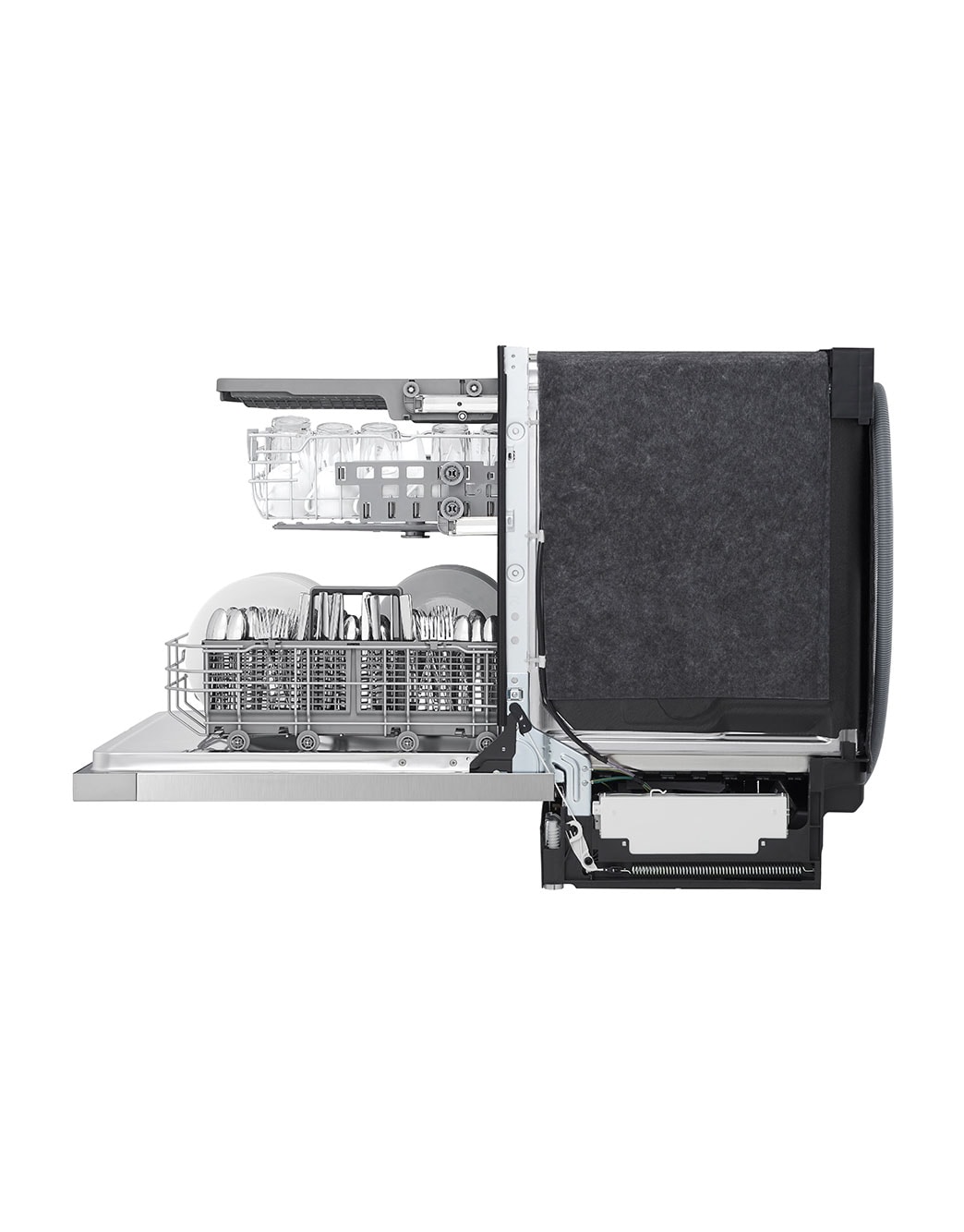 Lave-vaisselle à commande frontale avec 3e panier et technologie ...