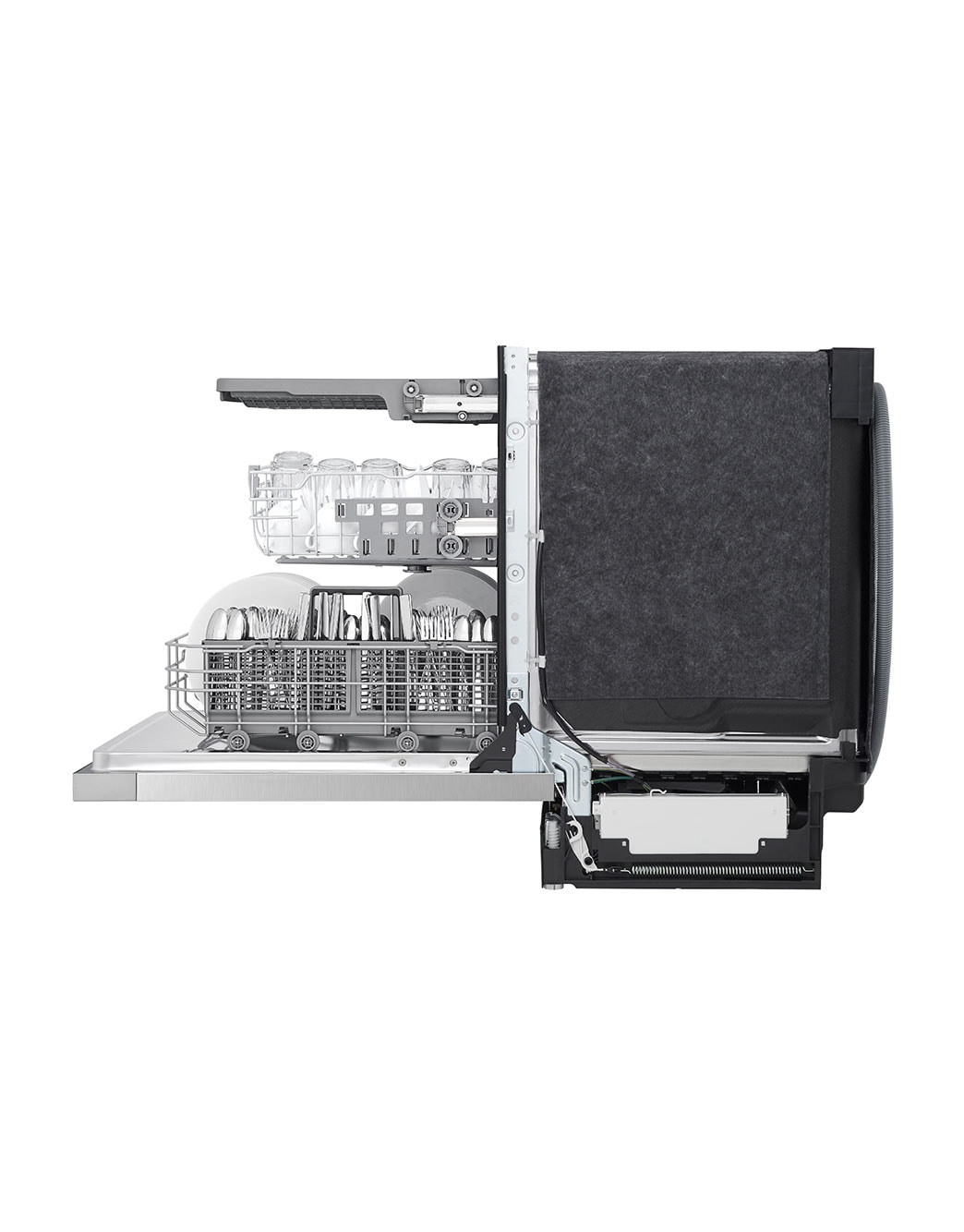 Lave-vaisselle à commande frontale avec 3e panier et technologie ...