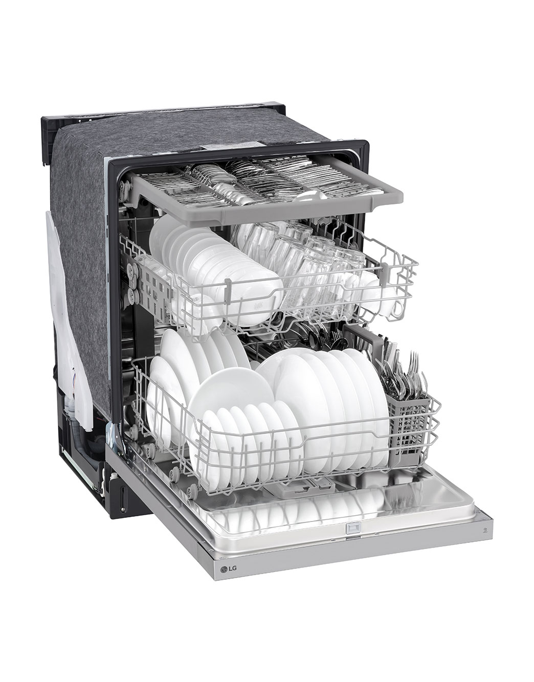 Lave-vaisselle à commande frontale avec 3e panier et technologie ...