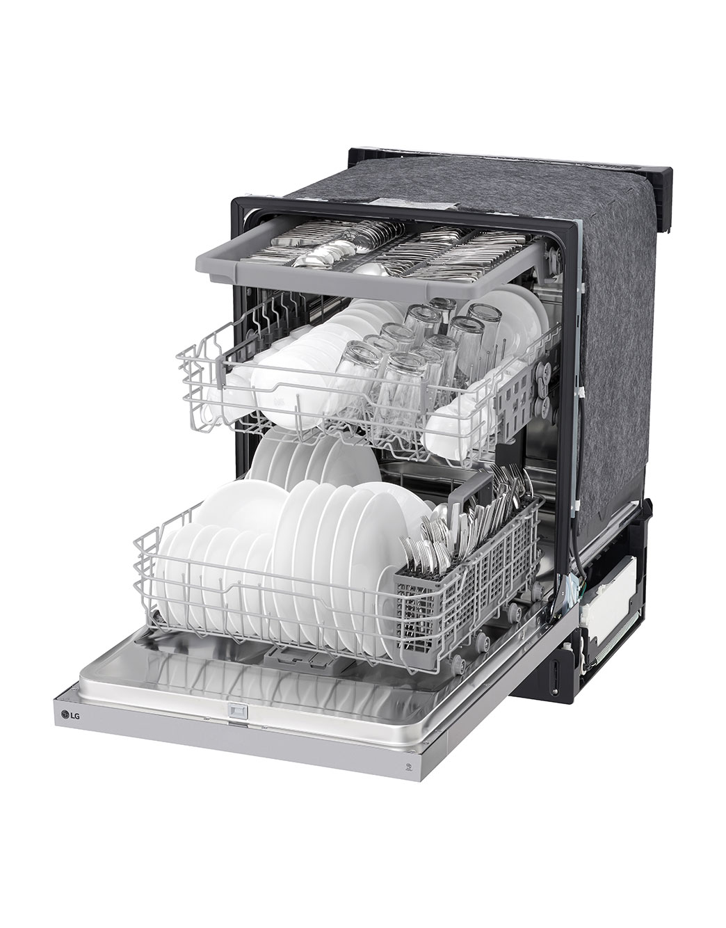 Lave-vaisselle à commande frontale avec 3e panier et technologie ...