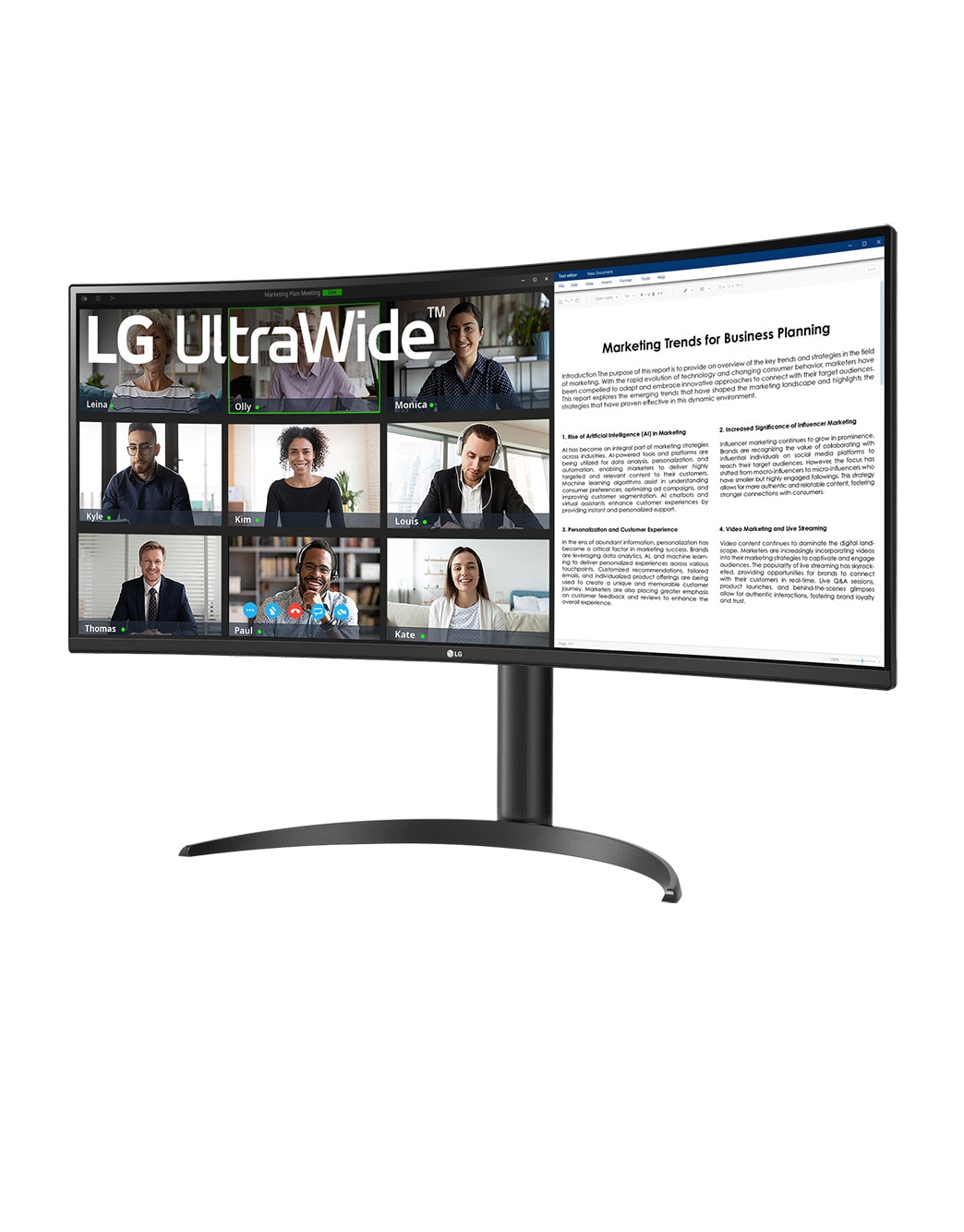 Moniteur incurvé UltraWide QHD de 34 po avec port USB de type CMC | LG ...