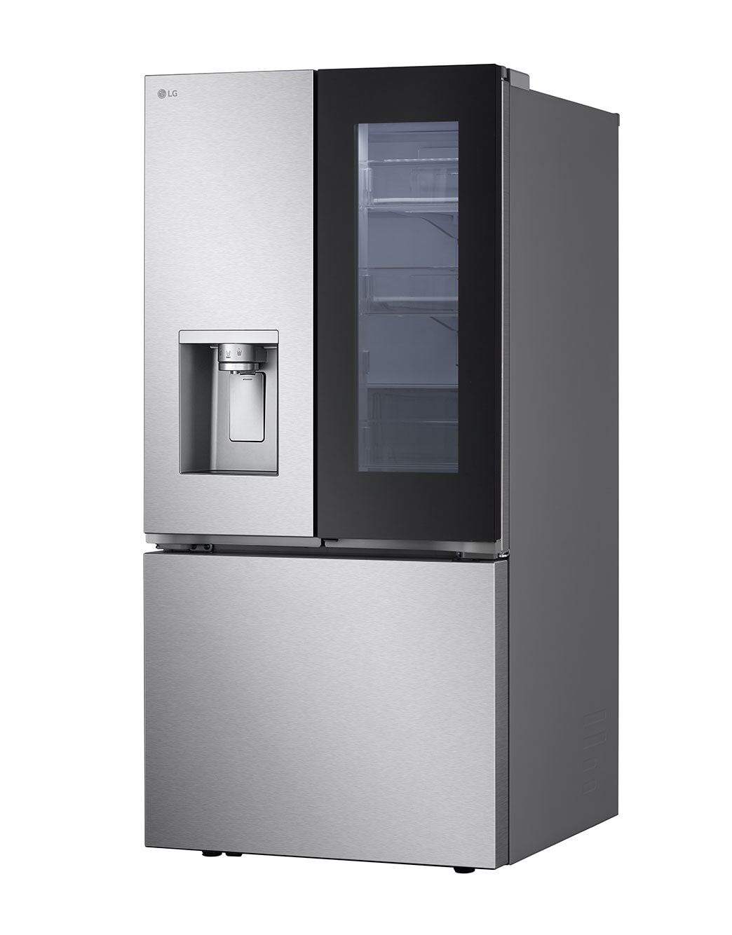 Frigo de 33 po à porte à 2 battants, prof. standard et InstaView ...