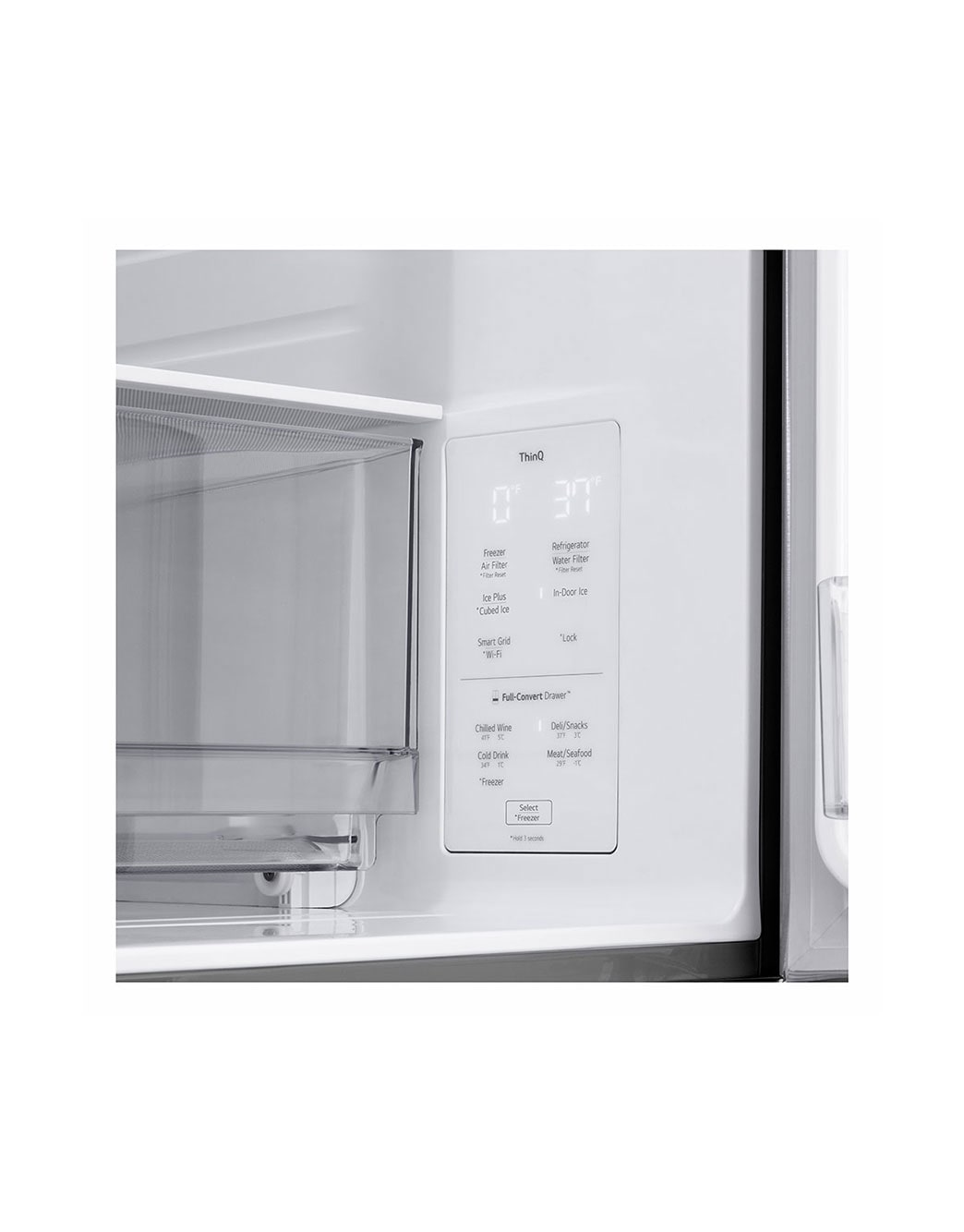 Vue avant de Réfrigérateur intelligent à profondeur standard MAXMCde 29 ...