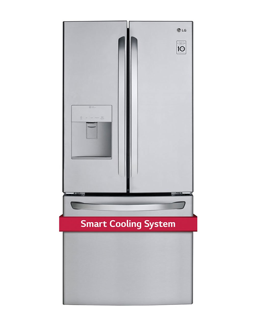 LG Réfrigérateur de 30 po d’une capacité de 22 pi3 avec porte à deux ...