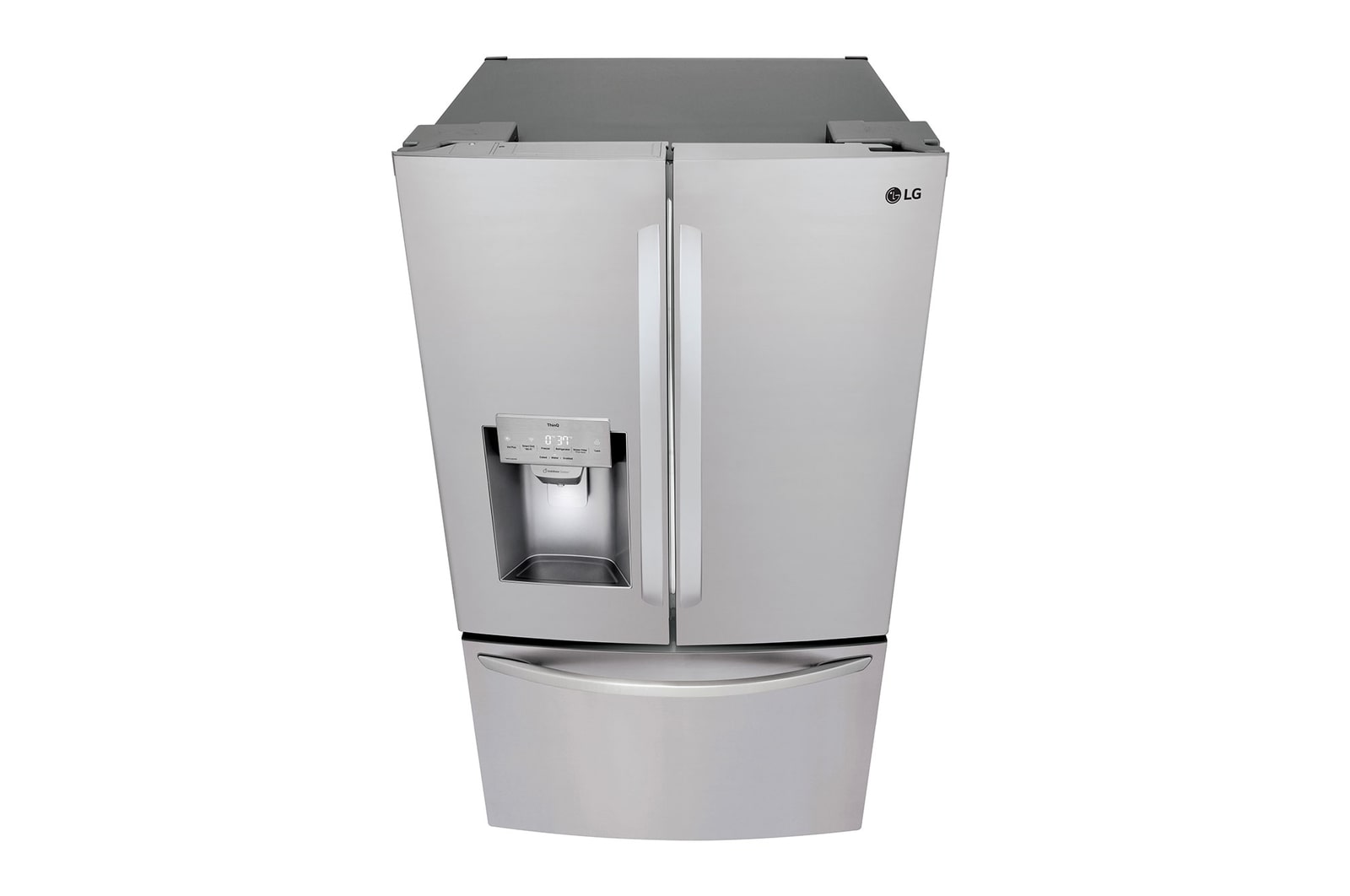 Réfrigérateur de profondeur standard à trois portes de 28 pi3 avec ...