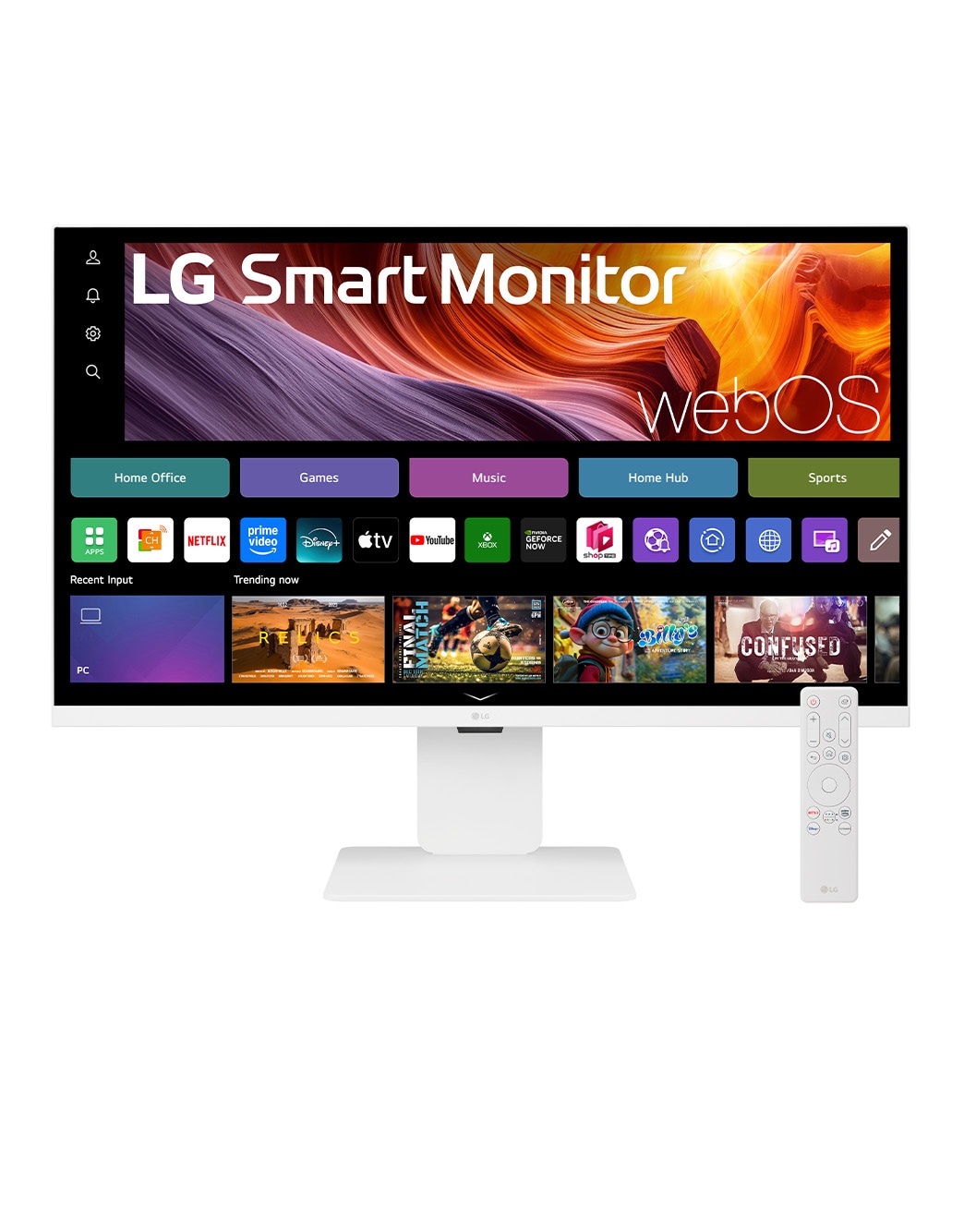 Moniteur intelligent LG 31,5” 4K UHD IPS avec webOS 32U830SA-W | LG Canada