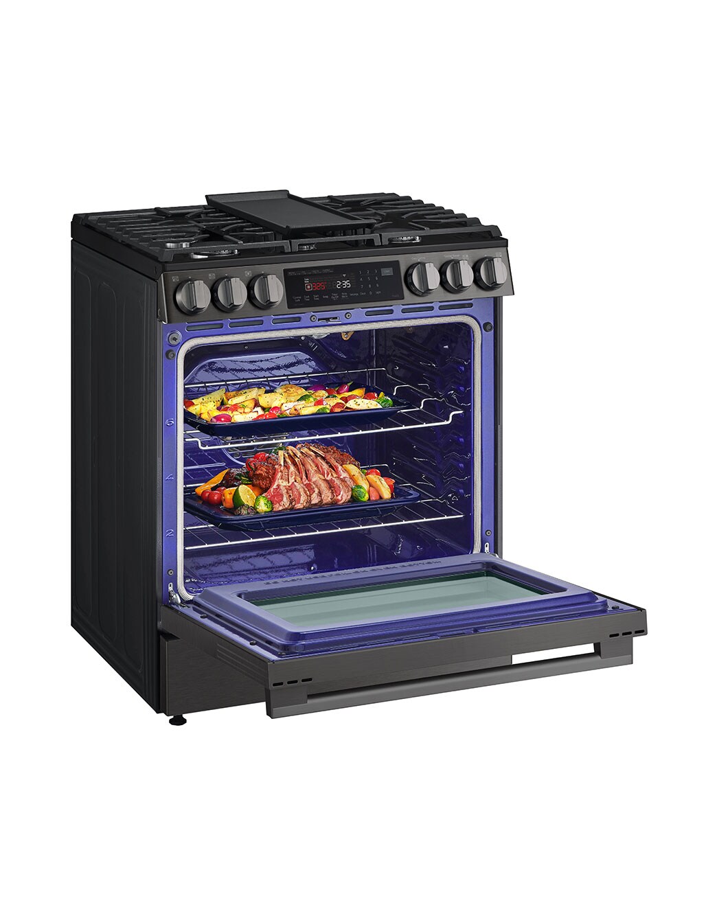 Cuisinière au gaz de 6,3 pi³ avec technologie ProBake ConvectionMD et ...