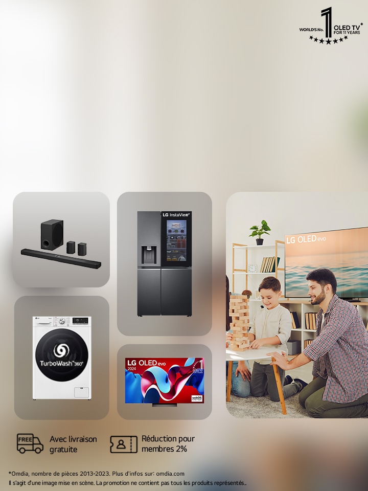 LG Electronics : TV, Informatique, Électroménager, Video | LG CH