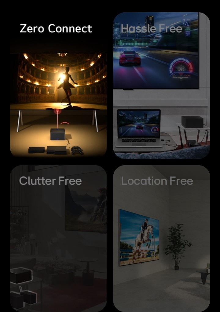 LG SIGNATURE OLED M4 True Wireless TV de 97 pulgadas con transferencia de vídeo 4K y ...