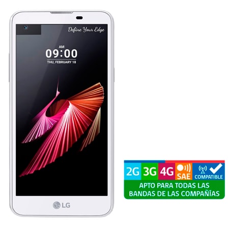 LG X Screen Lte White con pantalla principal de 4.93'' y cámara ...