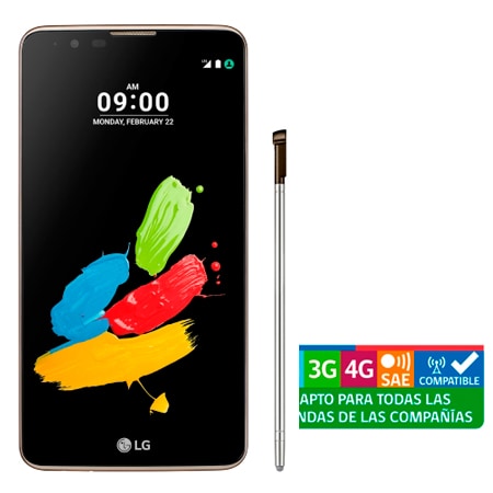 LG Stylus 2 Plus Gold con pantalla 5,7'' y cámara principal de 16MP ...
