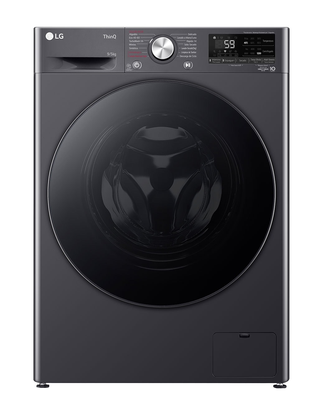 Lavadora-Secadora Carga Frontal | WD9MVC4S6 | LG CL