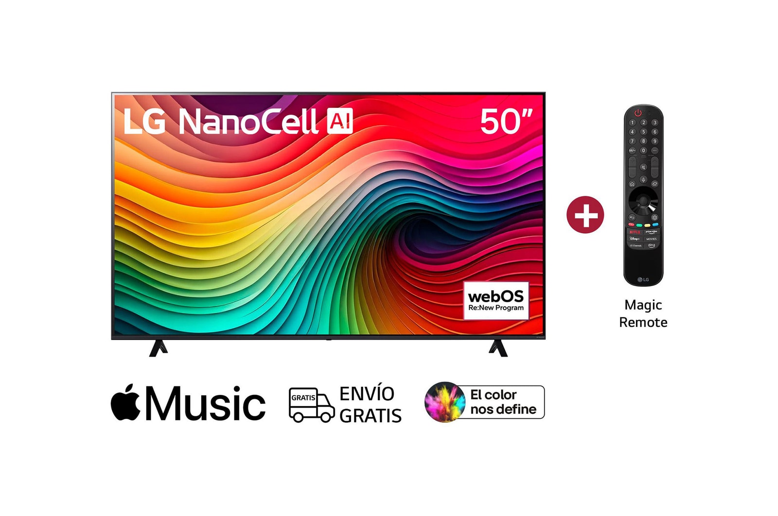 Colores vibrantes y detalles increíbles: NanoCell 50" | LG CO