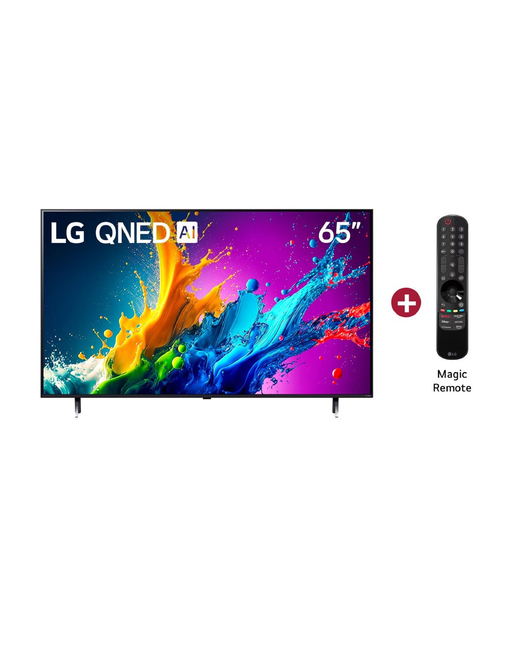 Smart TV LG QNED AI QNED80 4K 2024 de 65 pulgadas - 65QNED80TSA | LG CO