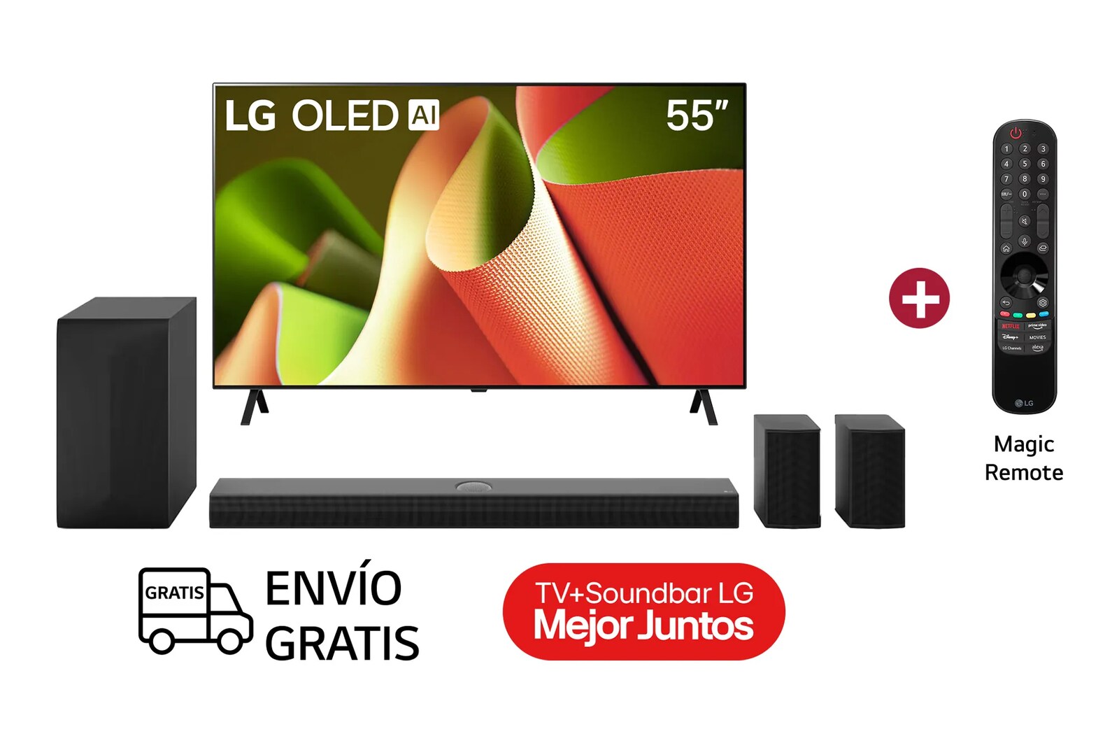 Combo TV 55 Pulgadas OLED |LG Soundbar S70TR |Dolby Atmos | LG CO