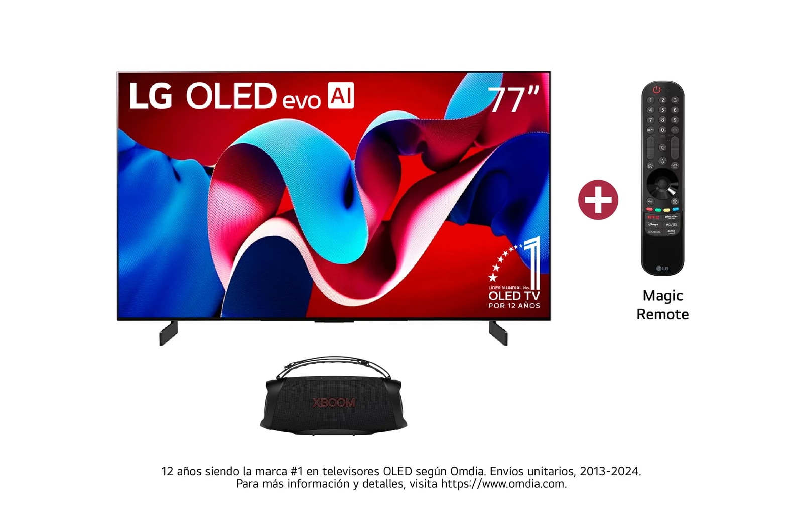 Combo exclusivo TV 77 pulgadas OLED C4 + Parlante LG XBOOM XG8T | LG ...
