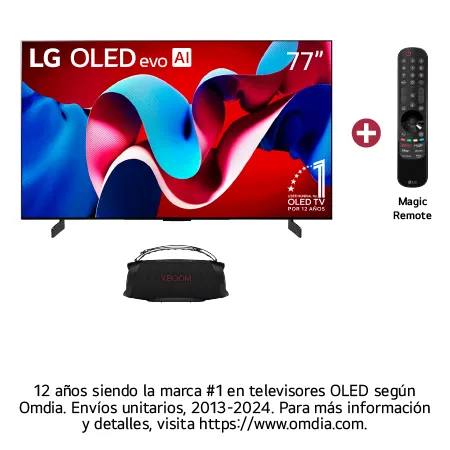 Combo exclusivo TV 77 pulgadas OLED C4 + Parlante LG XBOOM XG8T | LG ...