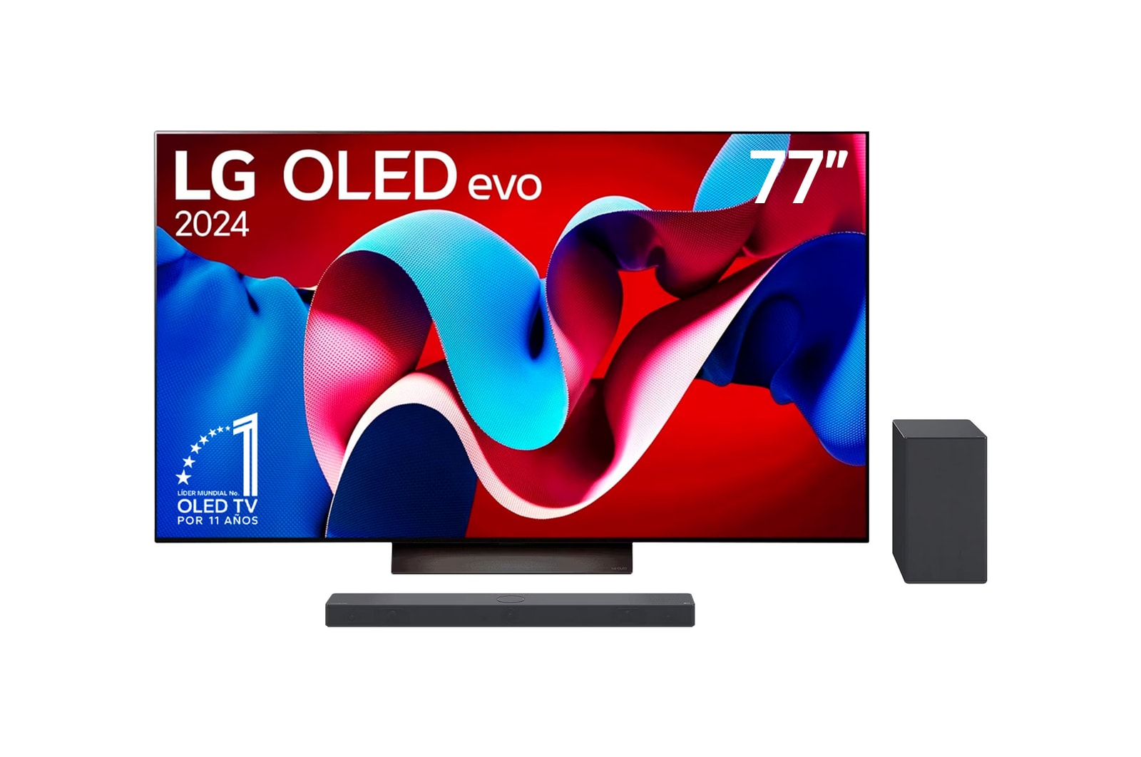 Colores vibrantes, negros absolutos: OLED Evo C4 77" | LG CO