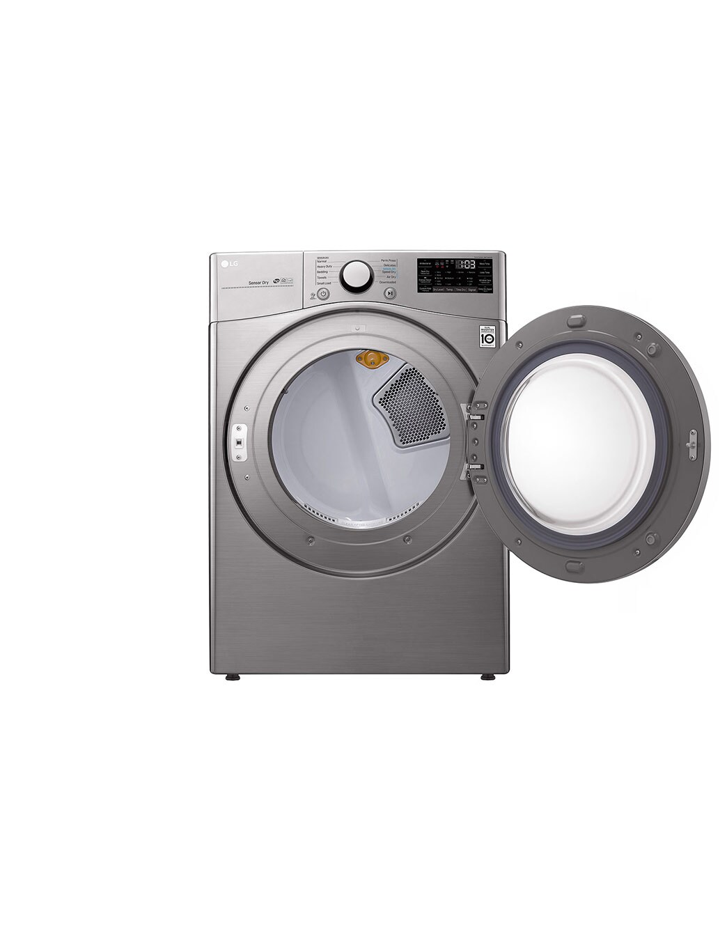 Secadora a Gas 48lbs/22kg, Color VCM Tipo Acero Inox - DF22VV2 | LG CO